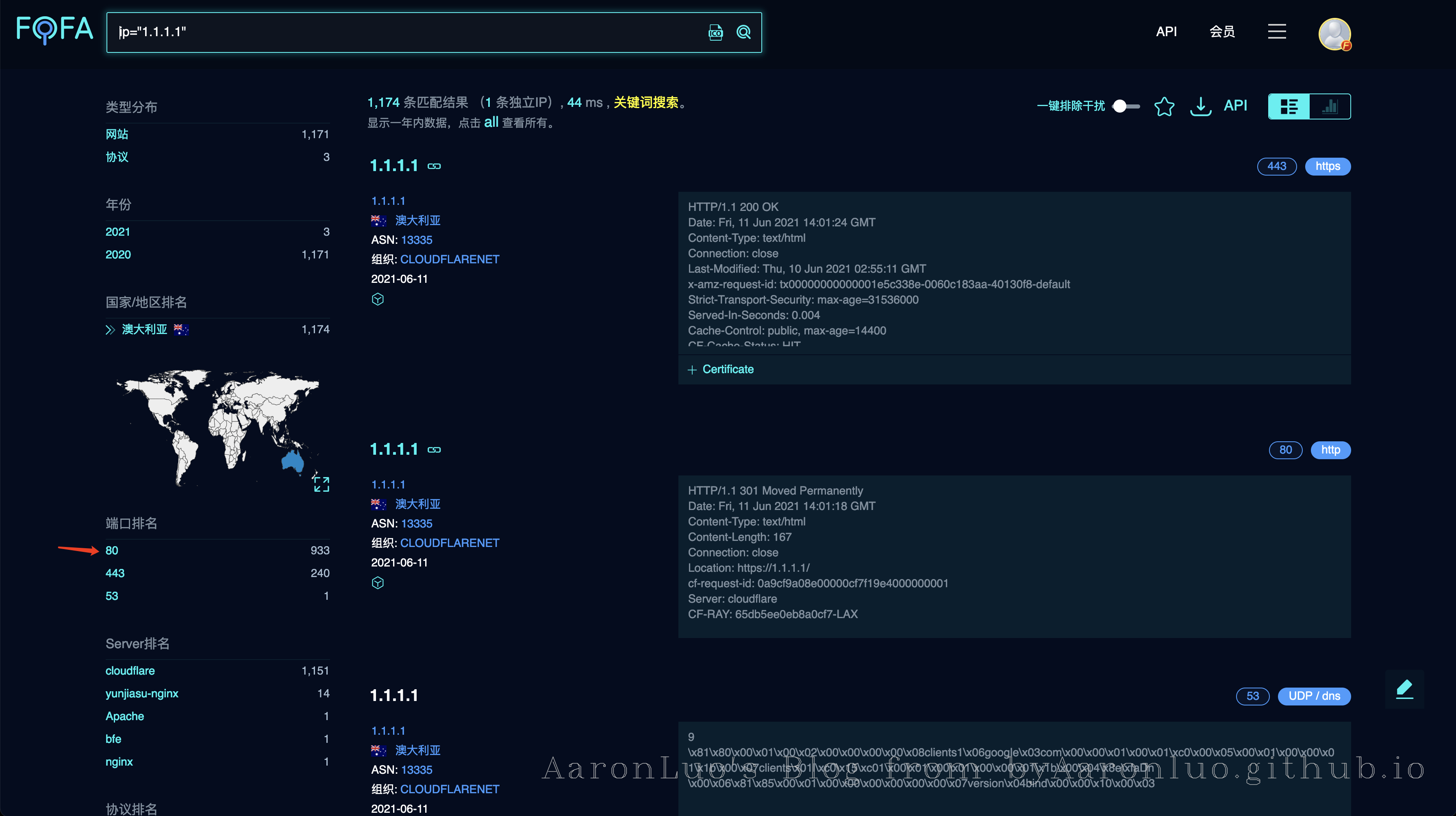FOFA使用手册 · Aaron 知识库