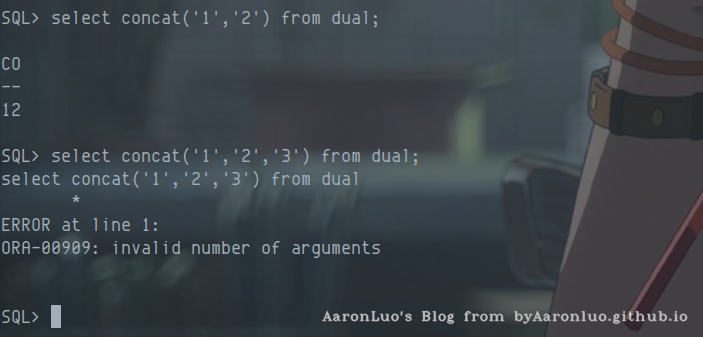 Oracle 注入基础 · Aaron 知识库